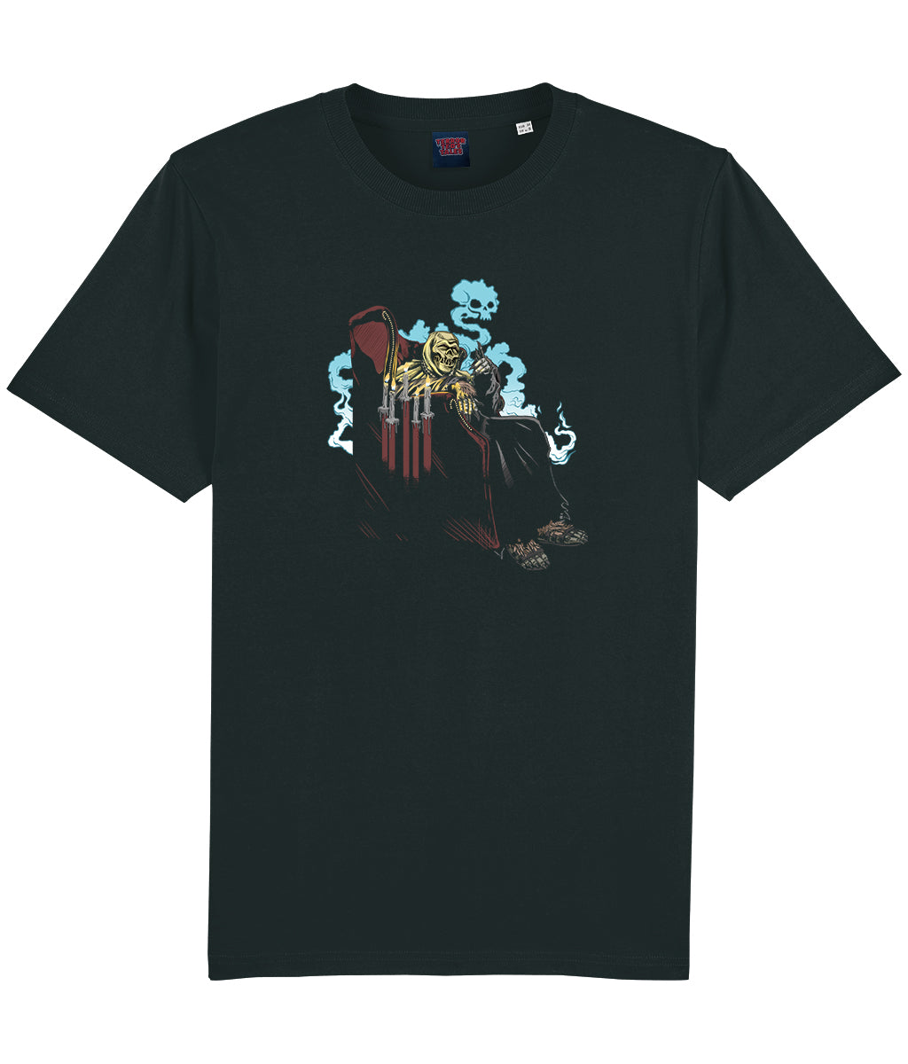SACKHEAD HIGH AS F*** - BLACK T-SHIRT – TERROR TED'S TALES